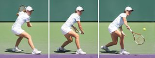 Topspin Backhand Technique - One Handed and Two Handed Topspin Backhand ...